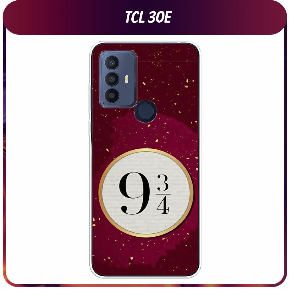 Силиконовый чехол на TCL 30E/30 SE/305/306 / ТСЛ 30E с принтом 9 и 3/4