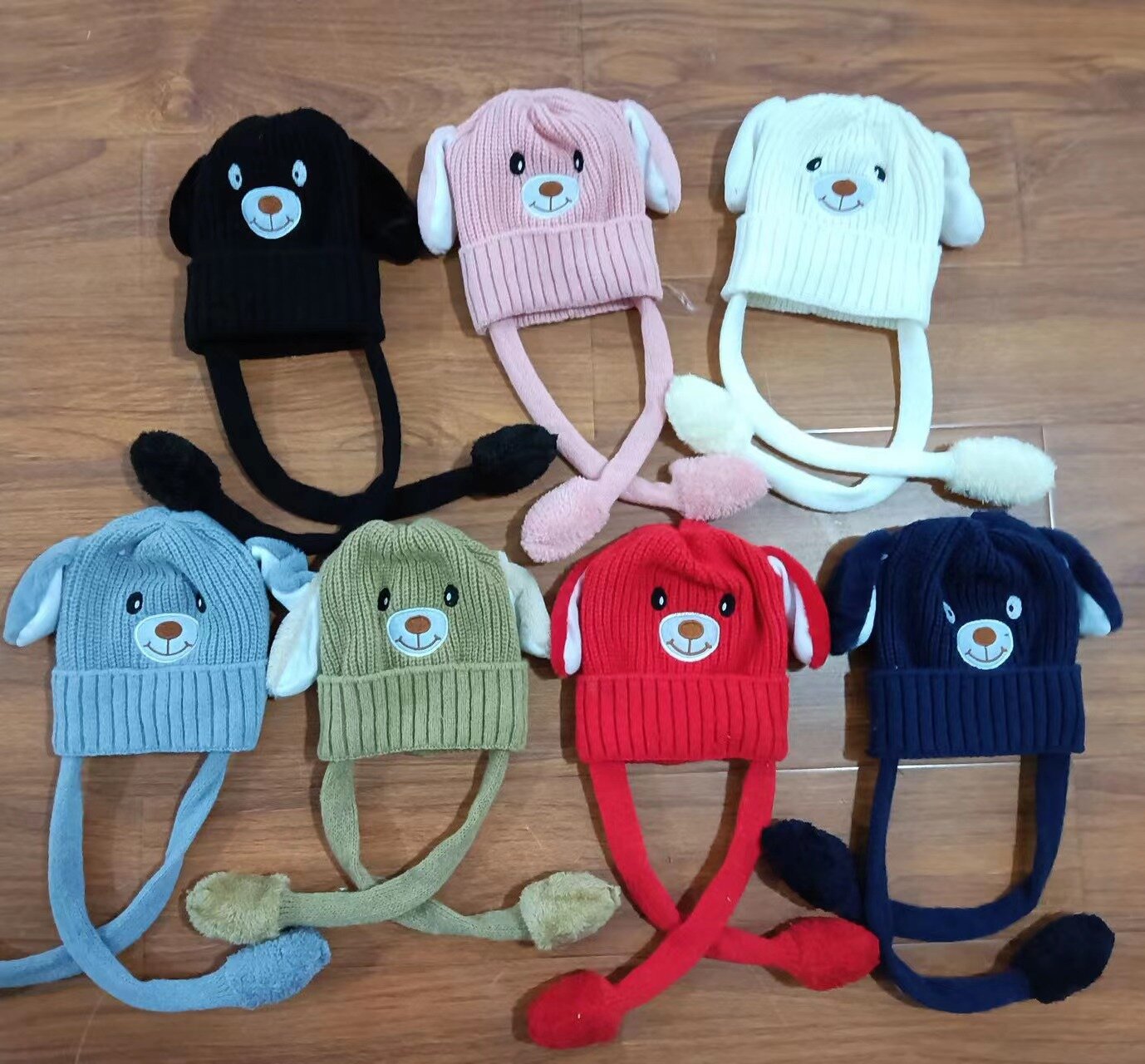 Шапка Пикачу, уши будут двигаться, когда вы их ущипнете, теплая шерстяная шапка, детская вязаная шапка с защитой ушей, шапка с кроликом из интернет-знаменитости, мультяшная