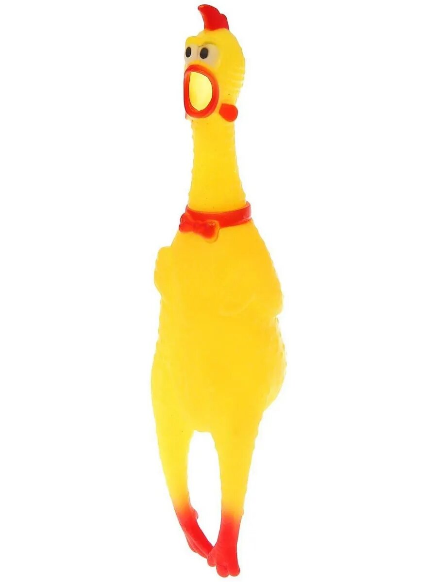 Прикол Курица пищалка, розыгрыш, игрушка для прикола