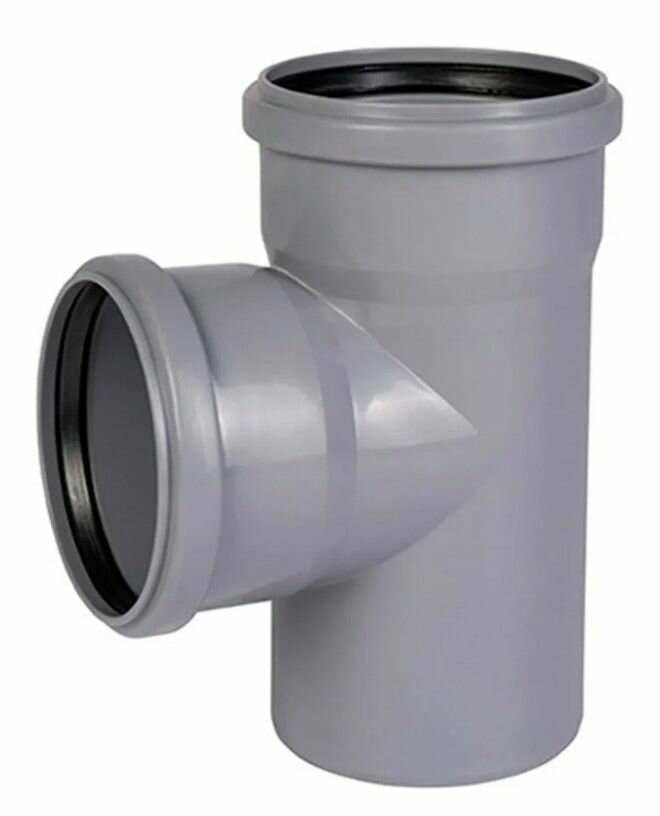 Тройник канализационный PRO AQUA диаметр 110 мм, 87 градусов, полипропилен
