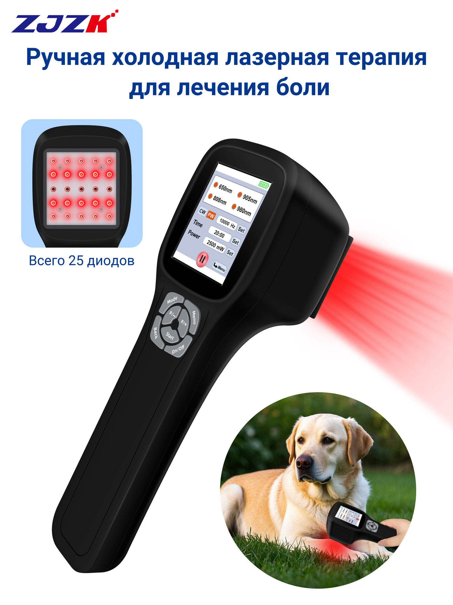 Аппарат низкоуровневой лазерной терапии лллт – красный и ИК-свет для восстановления мышц и суставов