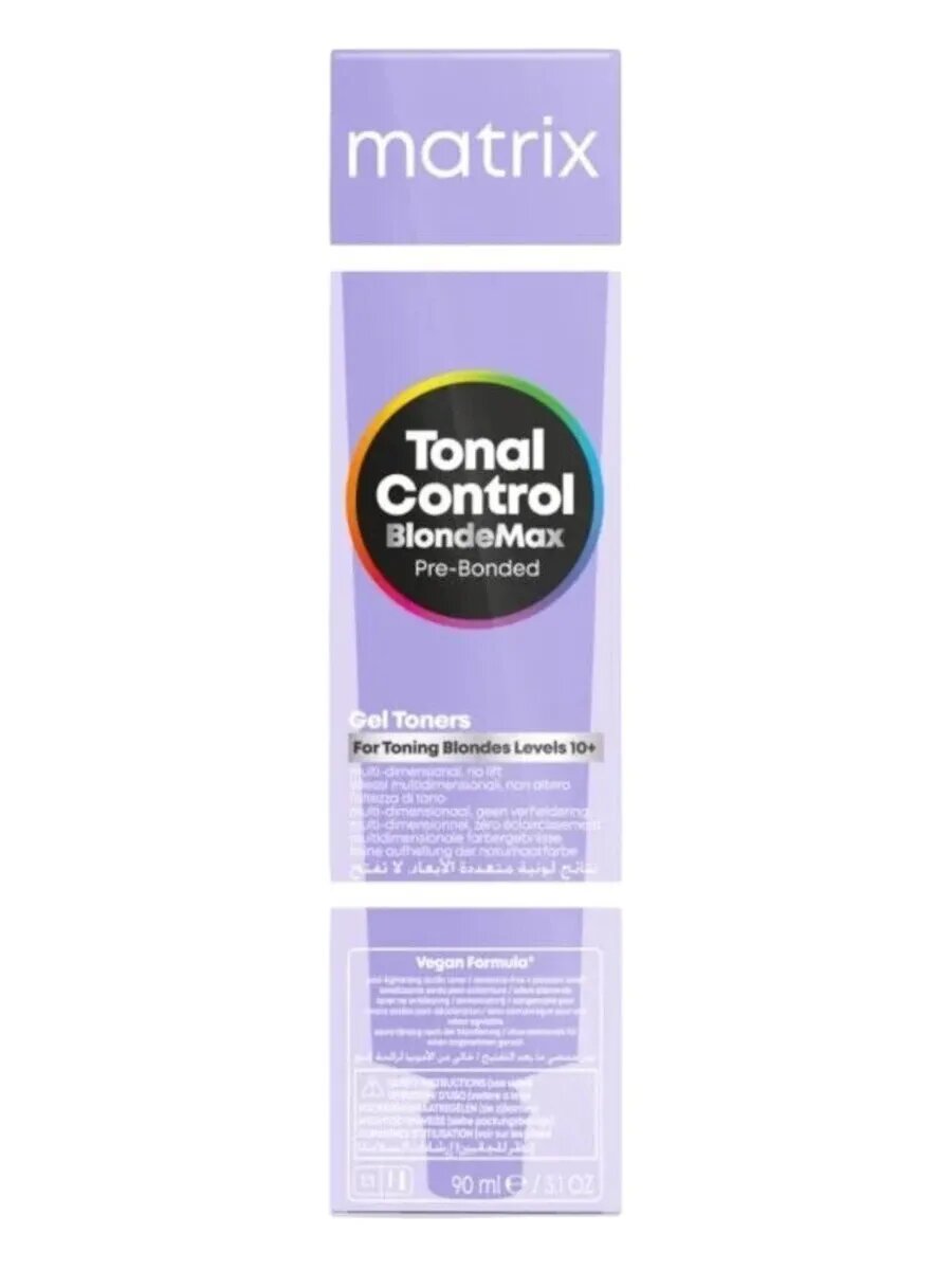 Краска для волос Matrix Coloring Hair Tonal Control Pre-Bonded Gel Tint, Гелевый тонер, 11N блонд на миллиард