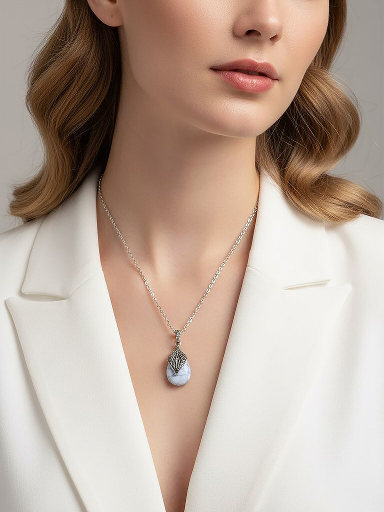 Колье, бирюза