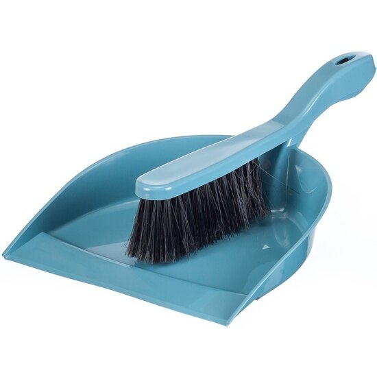 Щетка-сметка Idea с совком идеал М 5171 серо-голубой