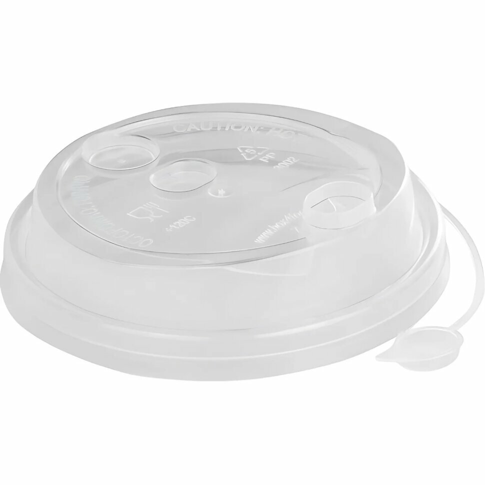 Крышка для стакана кофейная d-80мм ПП прозрач 1000шт/кор (3002), 2368983