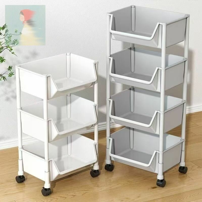 Этажерка, 2 секц, ABS пластик, 21х30х37 см