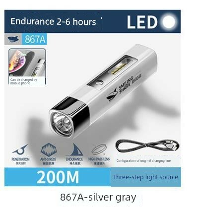 Светодиодный ультраяркий фонарь, перезаряжаемый, с функцией повербанка, прожектор, дальнобойный, уличный, портативный,