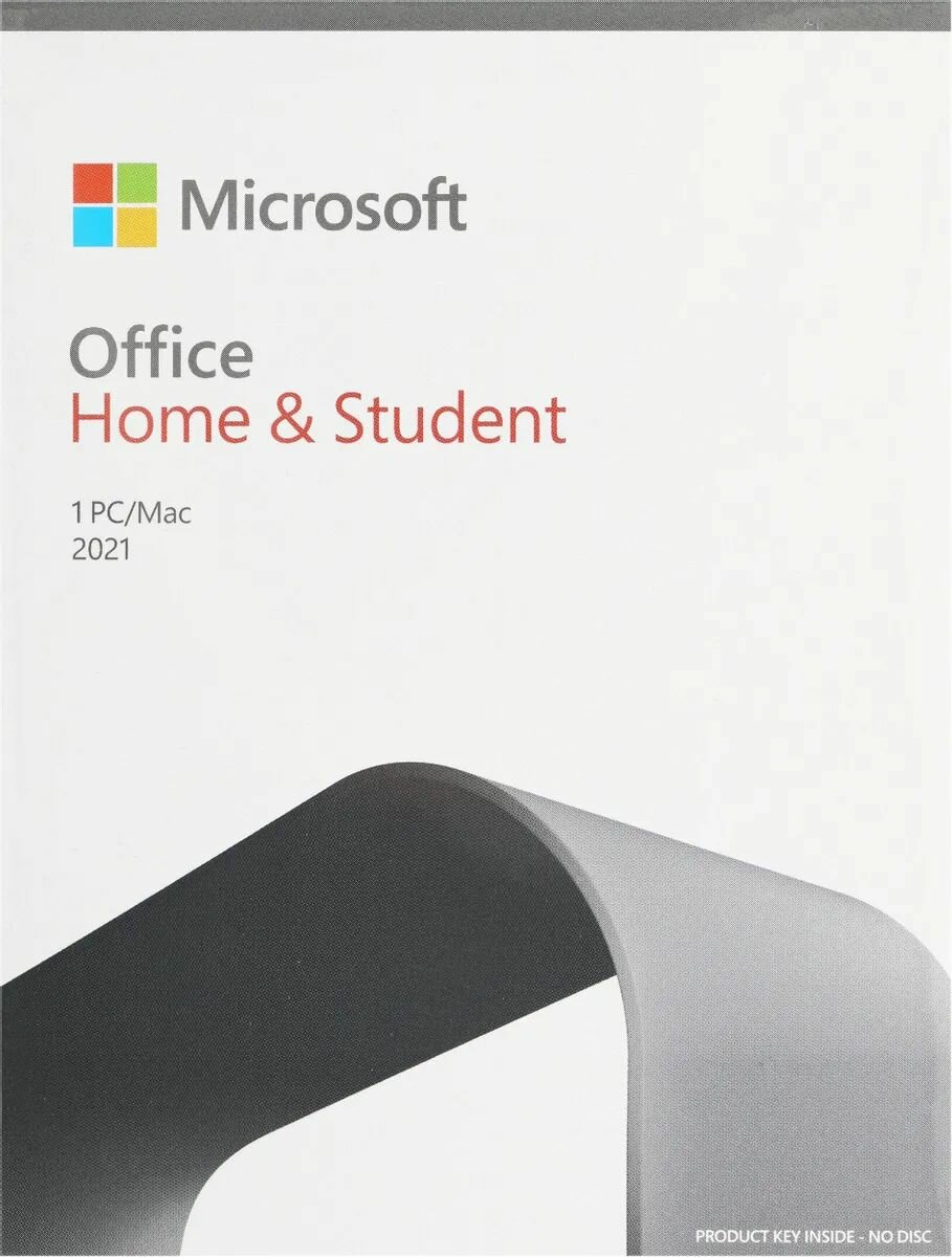 Microsoft Office Home & Student 2021, код активации, для ПК, 1 лицензия