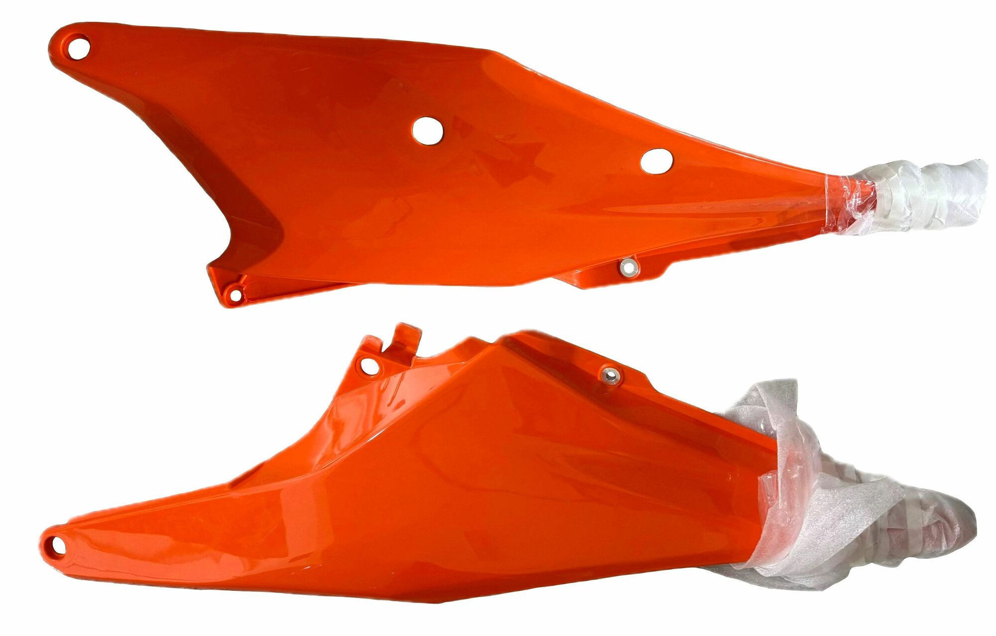 Пластик боковой задний (пара) KTM 2019-2023 (оранжевый)