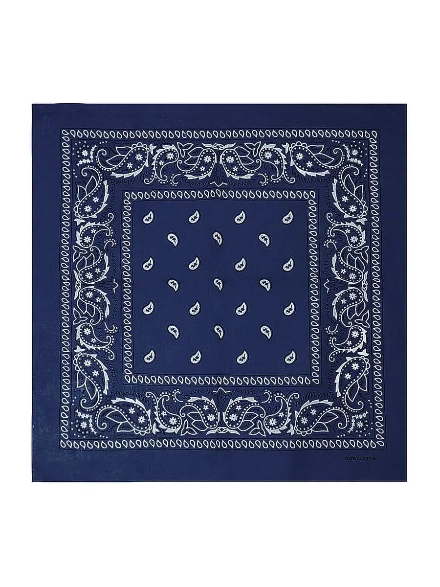 Бандана Огурцы темно-синяя