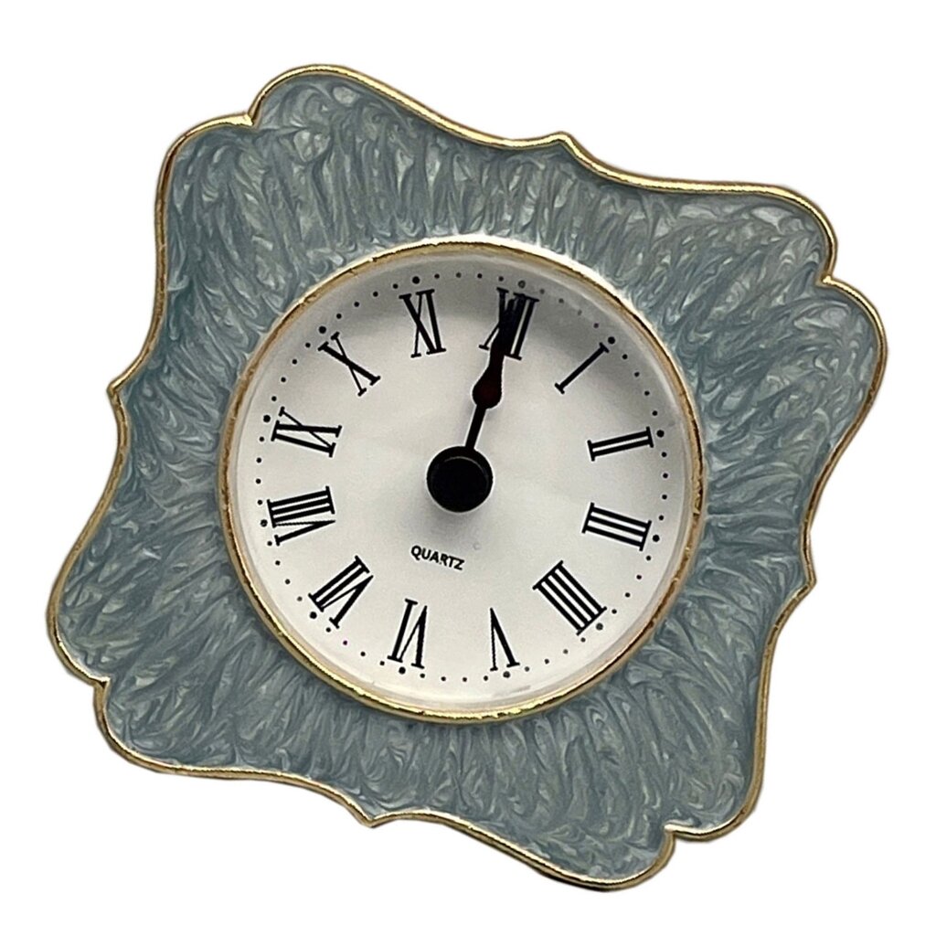 Антикварные настольные часы с эмалью