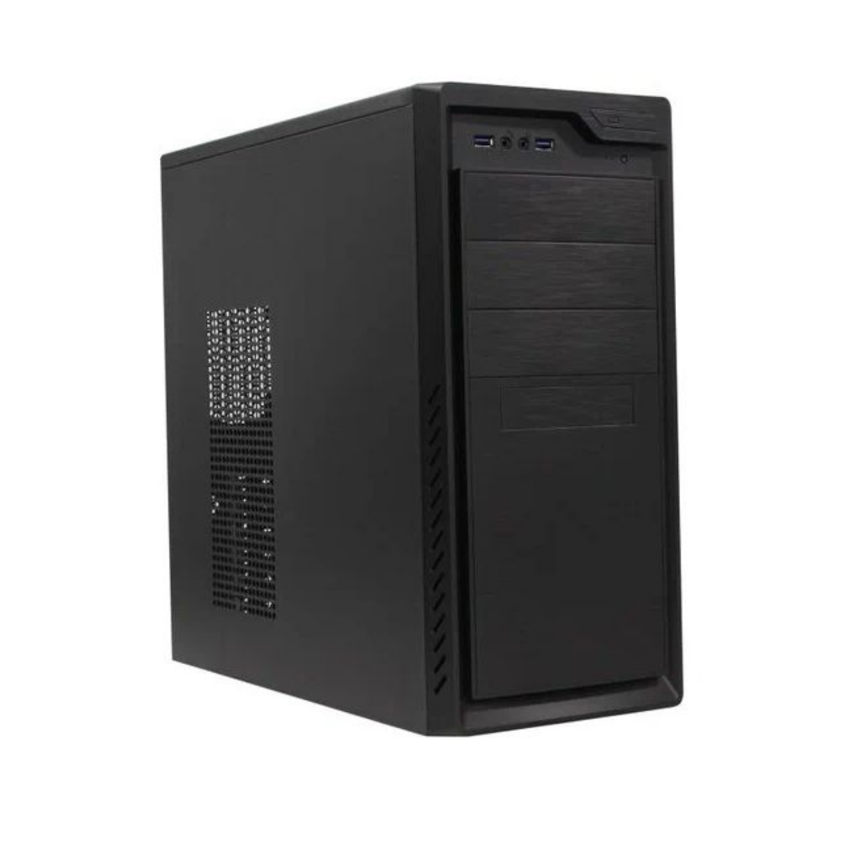 Корпус для компьютера POWERMAN MIDITOWER ATX 600W BA831/6178877, черный