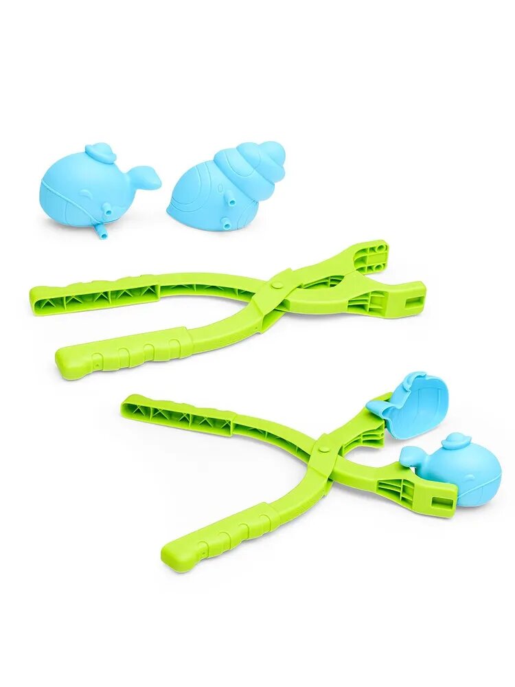 Формочка для лепки из снега "Ракушка и Кит" в сетке, HG-1104B, Ural Toys