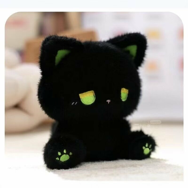 Милые и очаровательные плюшевые игрушки, мультяшные сидячие куклы, котята-эмо — идеальный подарок для друзей.12-18cm