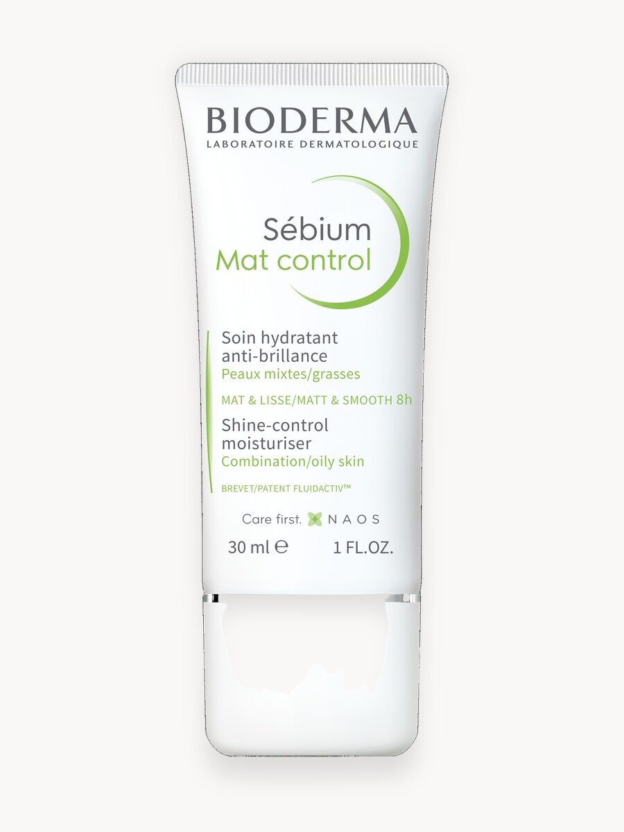BIODERMA Sebium Mat Control Крем матирующий, увлажняющий для жирной и комбинированной кожи лица, 30 мл