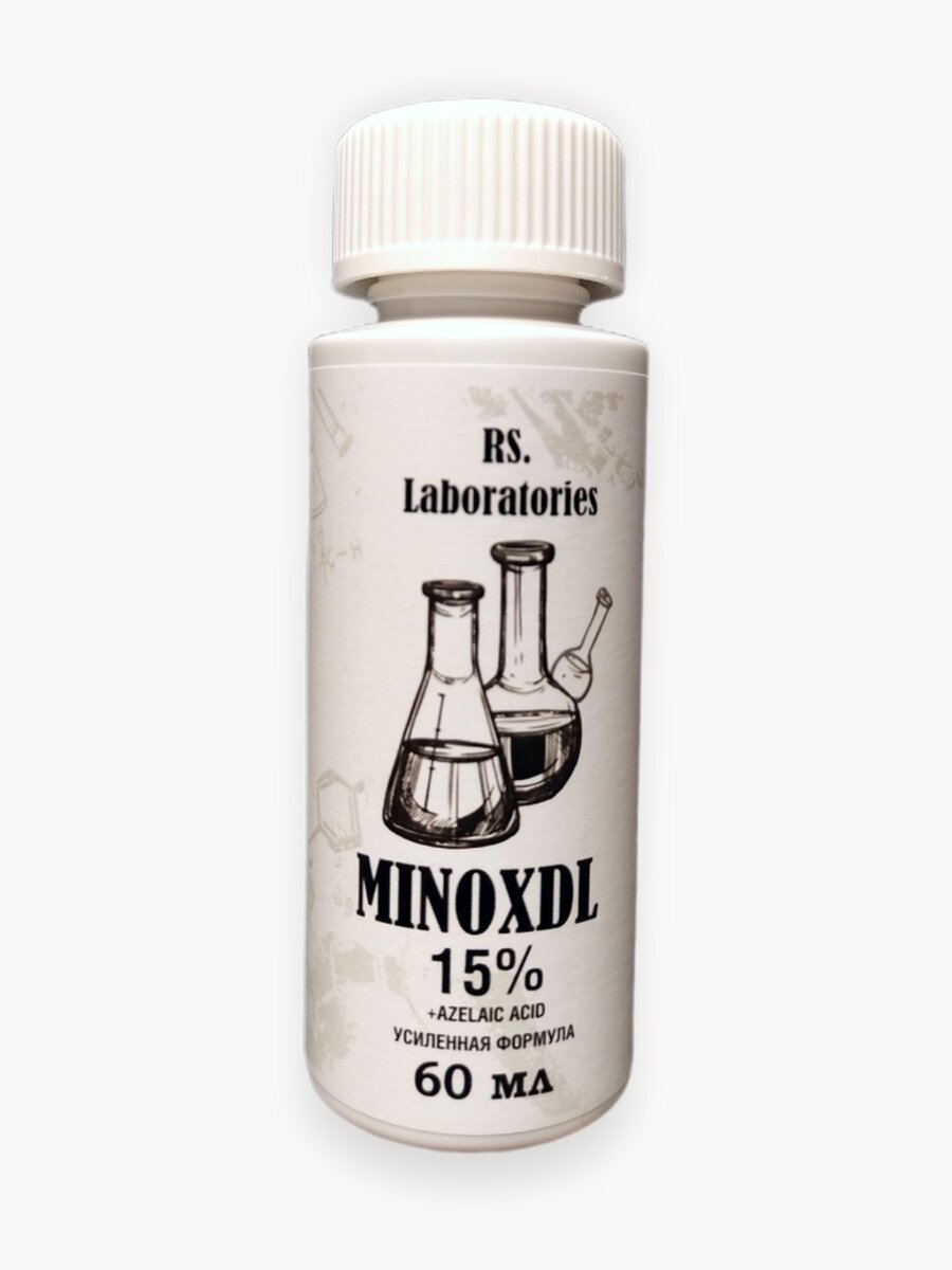 Лосьон MINOXDL 15% для роста волос и бороды против выпадения 60 мл