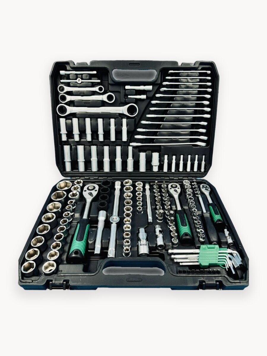 Профессиональный набор инструментов 151 предмет в кейсе для авто, дома, дачи и мастерской