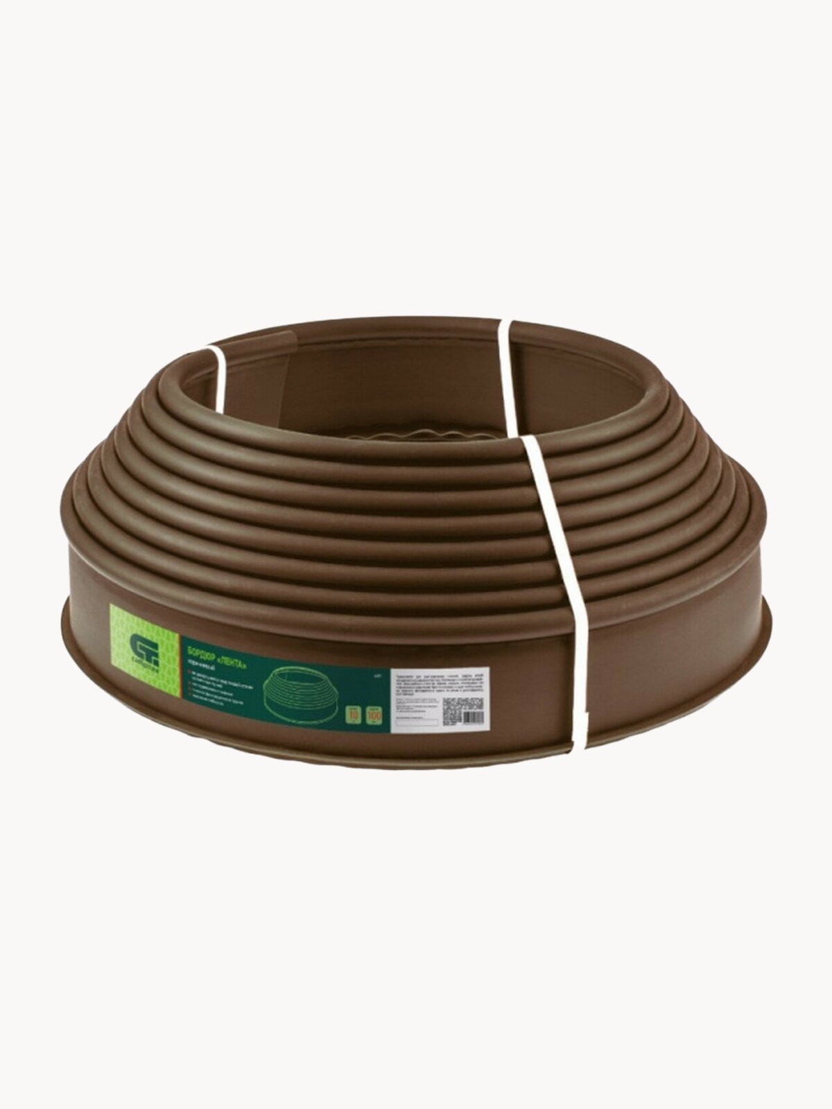 Бордюр Сибртех Лента 64551 10х1000 см коричневый