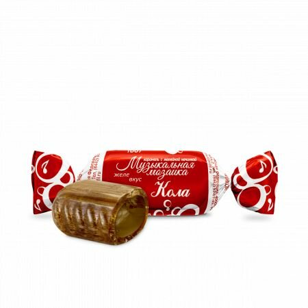 Карамель Музыкальная мозайка начинка красная смородина 1,0кг. Конфил