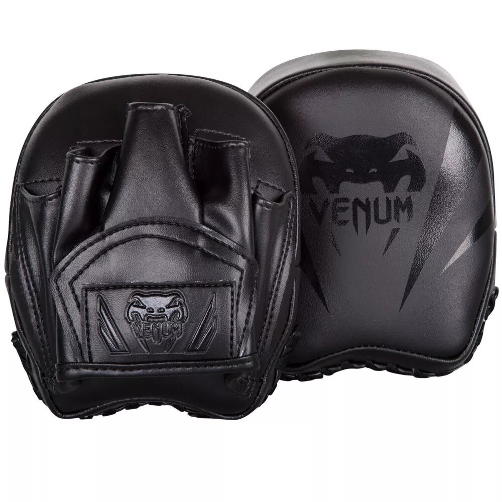 Боксерские лапы Venum Elite Mini Focus Mitts черные, арт. VENUM-03052-114