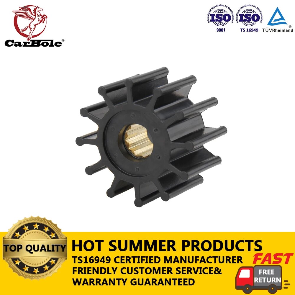 CARBOLE для Volvo Penta Johnson 09-1027B, 09-1027B-1 водяной насос F5 рабочее колесо 09-1027B jabsco 1210-000118-3081 детали лодочного двигателя