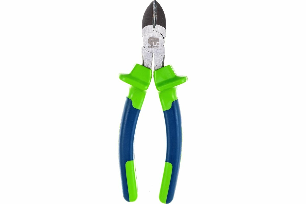 СИБРТЕХ бокорезы 200 мм с двухкомпонентными рукоятками и усиленной пружиной, модель 17525