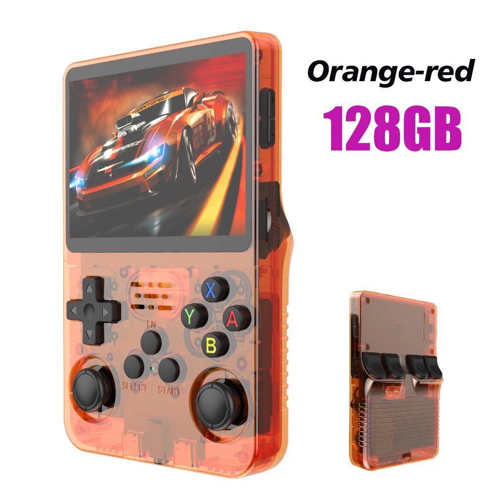Портативная игровая консоль BOYHOM R36S, Orange 128G