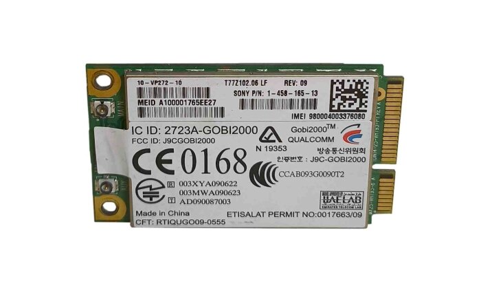 Модуль (модем) WWAN 2723A-GOBI2000 T77Z102.06 LF Sony Vaio VPCZ1