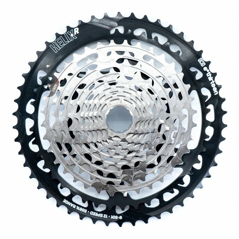 Кассета E Thirteen Helix Race Cassette 9-50t 12-speed Nickel Grey (FW2URA-112)