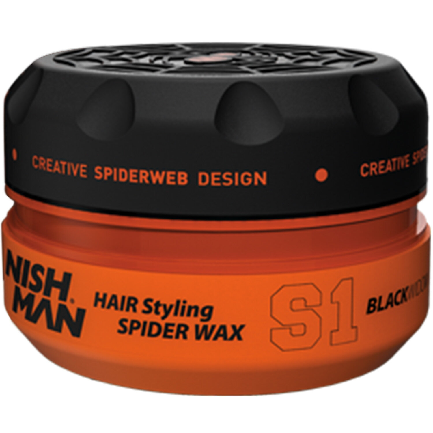 Воск-паутинка для волос NISHMAN AQUA SPIDER WAX S1 (BLACK WIDOW), 100 мл