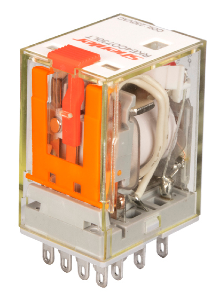 Реле промежуточное Shenler / Шенлер RKE4CO, 21x36.5x28мм, 5А 230В АС, RKE4CO220LTD1 / электрика