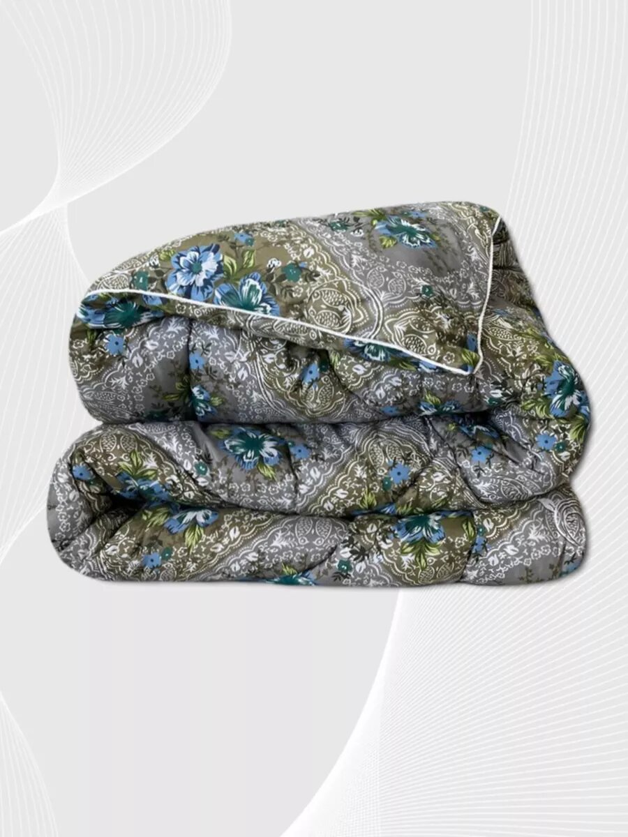 Одеяло milo`s, зимнее, евростандарт, с холлофайбером, полиэстер, 200x215 см