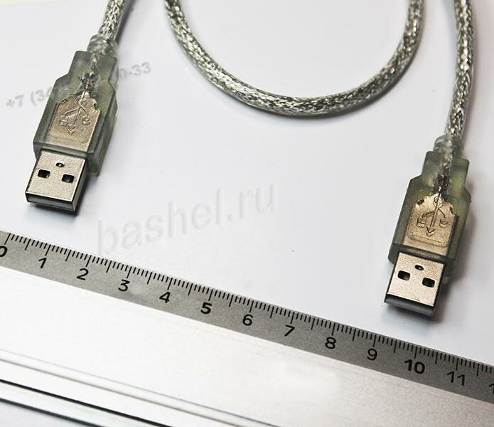 Шнур USB (USB AM-USB AM) DAYTON, силикон, 0,5 м, DAYTON