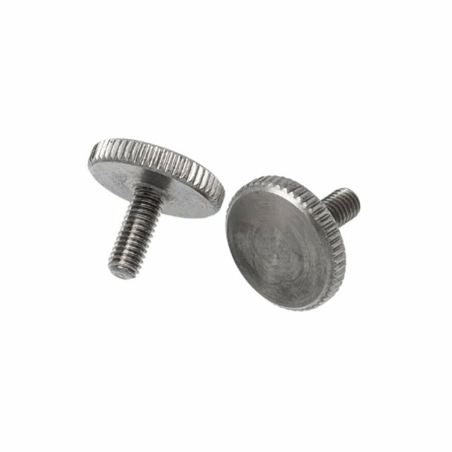 Винт DIN 653 А1 M 6х30 в упак 25 шт нажимной низкий с накатанной головкой