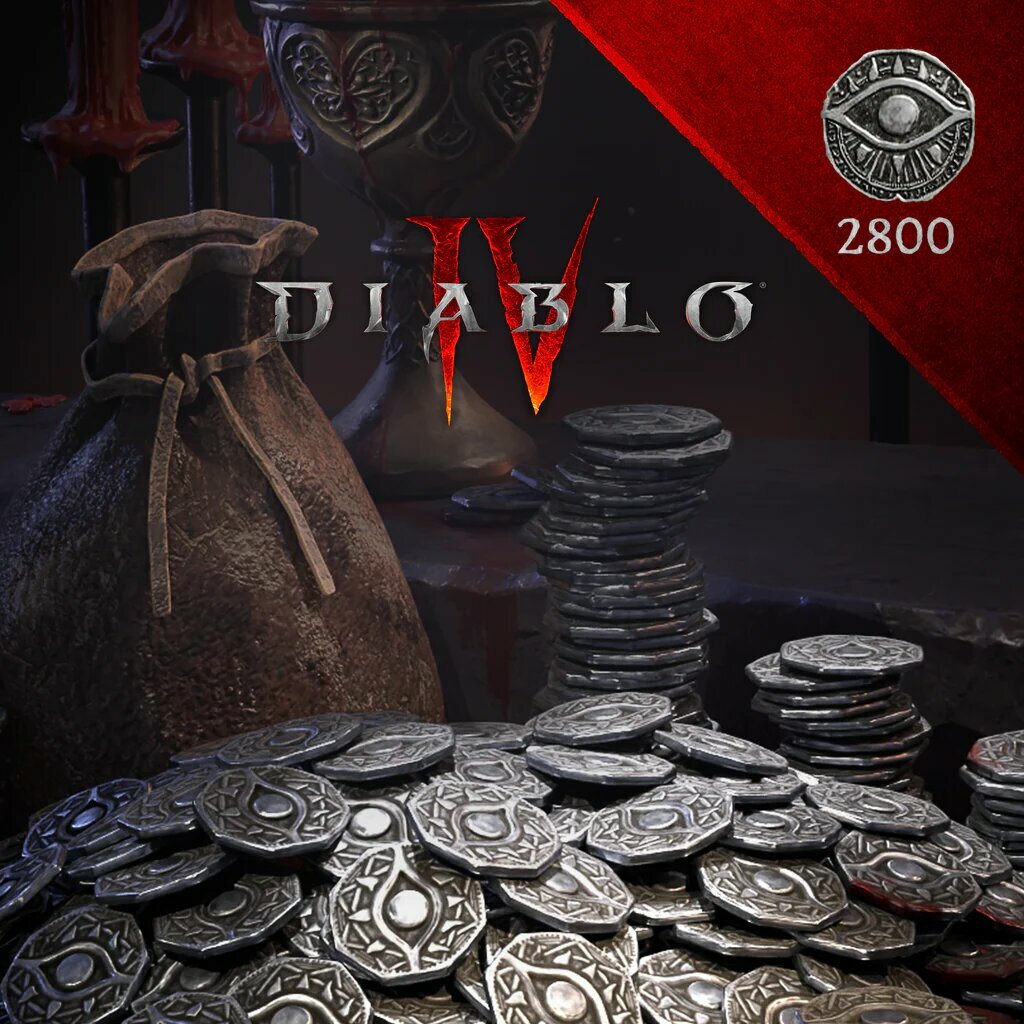 Дополнение Diablo IV - 2800 Platinum: 2500 + 300 Platinum Bonus, цифровое издание PlayStation 4 и PlayStation 5, регион Турция / код пополнения баланса