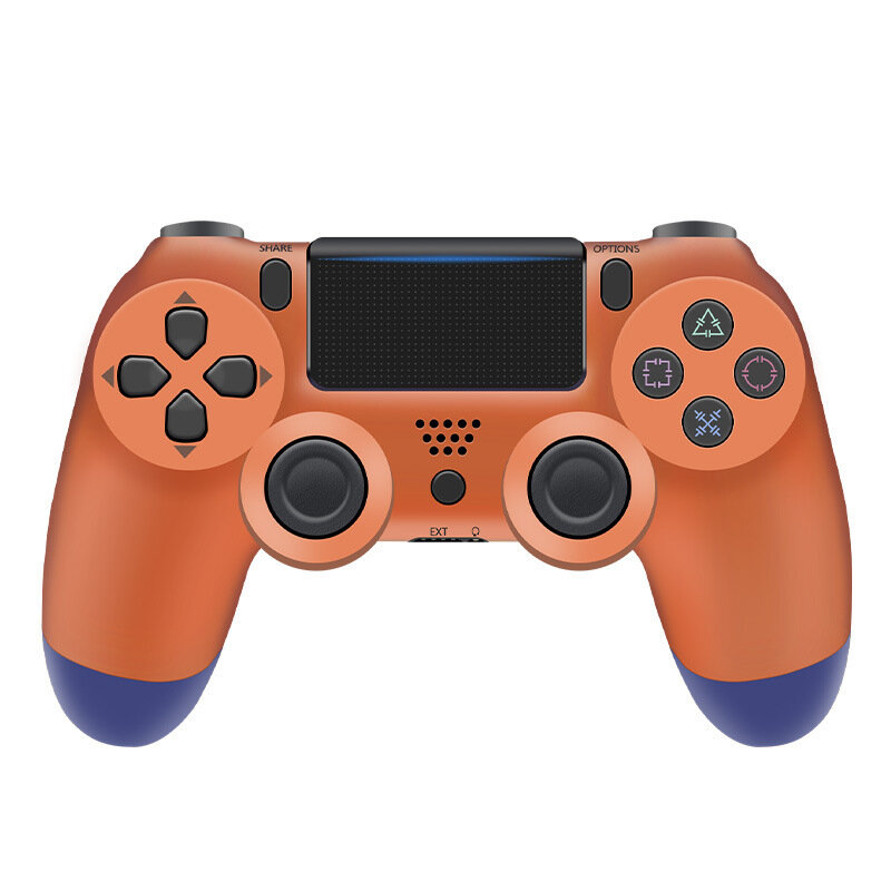 Black Myth: Wukong PC Двойная вибрация PS4 контроллер Беспроводной Bluetooth геймпад для Steam — Фруктовый оранжевый