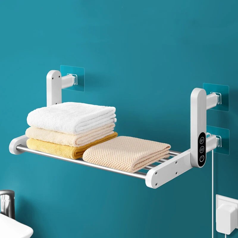 Настенная электрическая сушилка для полотенец из алюминия, Towel Rack, AU, 220 В, Правой