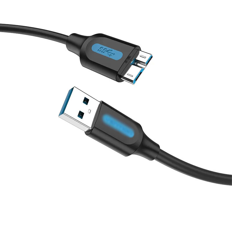 Кабель Micro B USB 3.0 3A на USB A Кабель передачи данных Кабель для быстрой зарядки жесткого диска Samsung Кабель Micro B USB 3.0