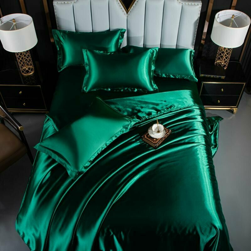 Комплект постельного белья, Двуспальный, наволочки 48x74 Удобный и мягкий