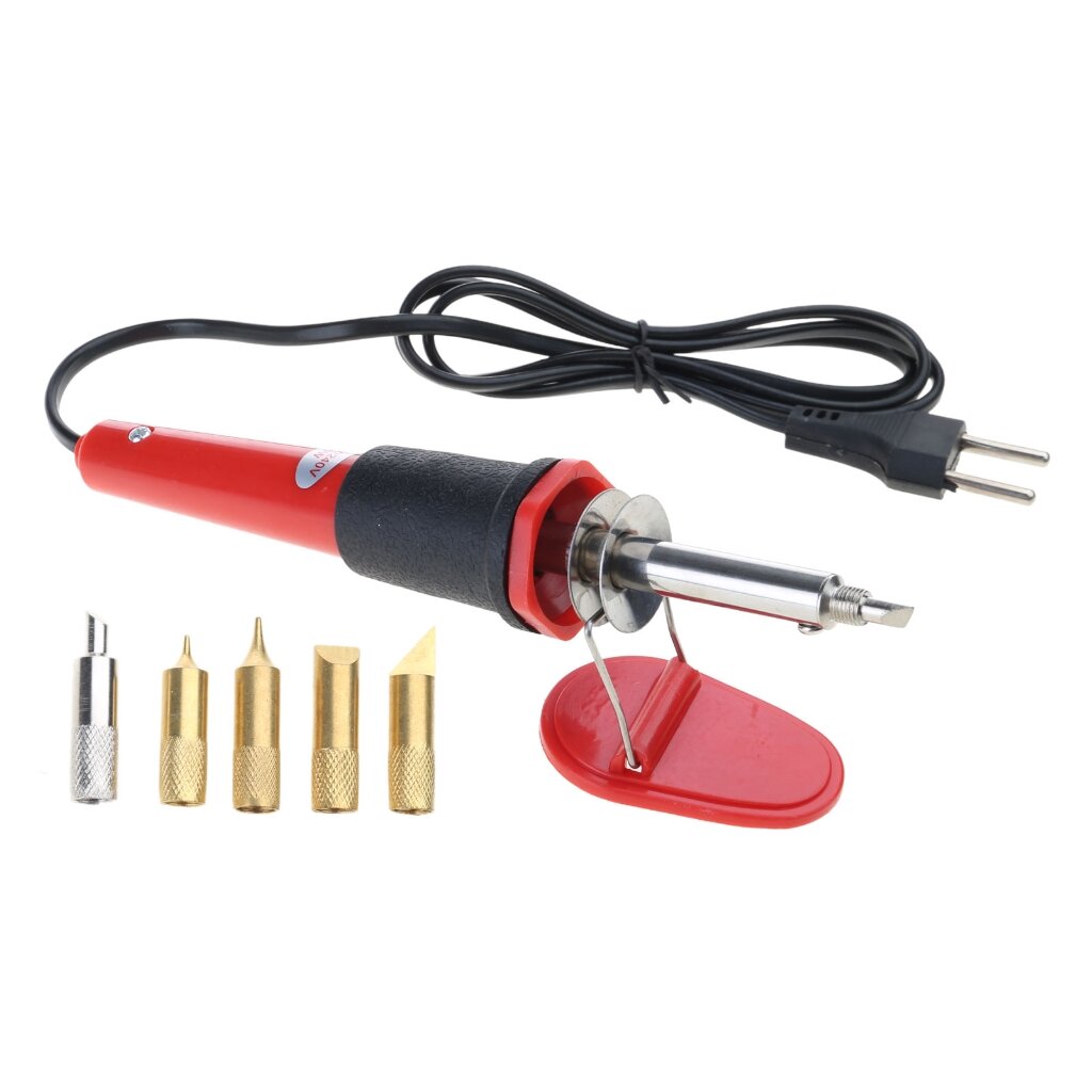 Набор для выжигания по дереву, ручка для выжигания 30 Вт с безопасной подставкой, ручка для выжигания по дереву, выжигание, резьба по дереву