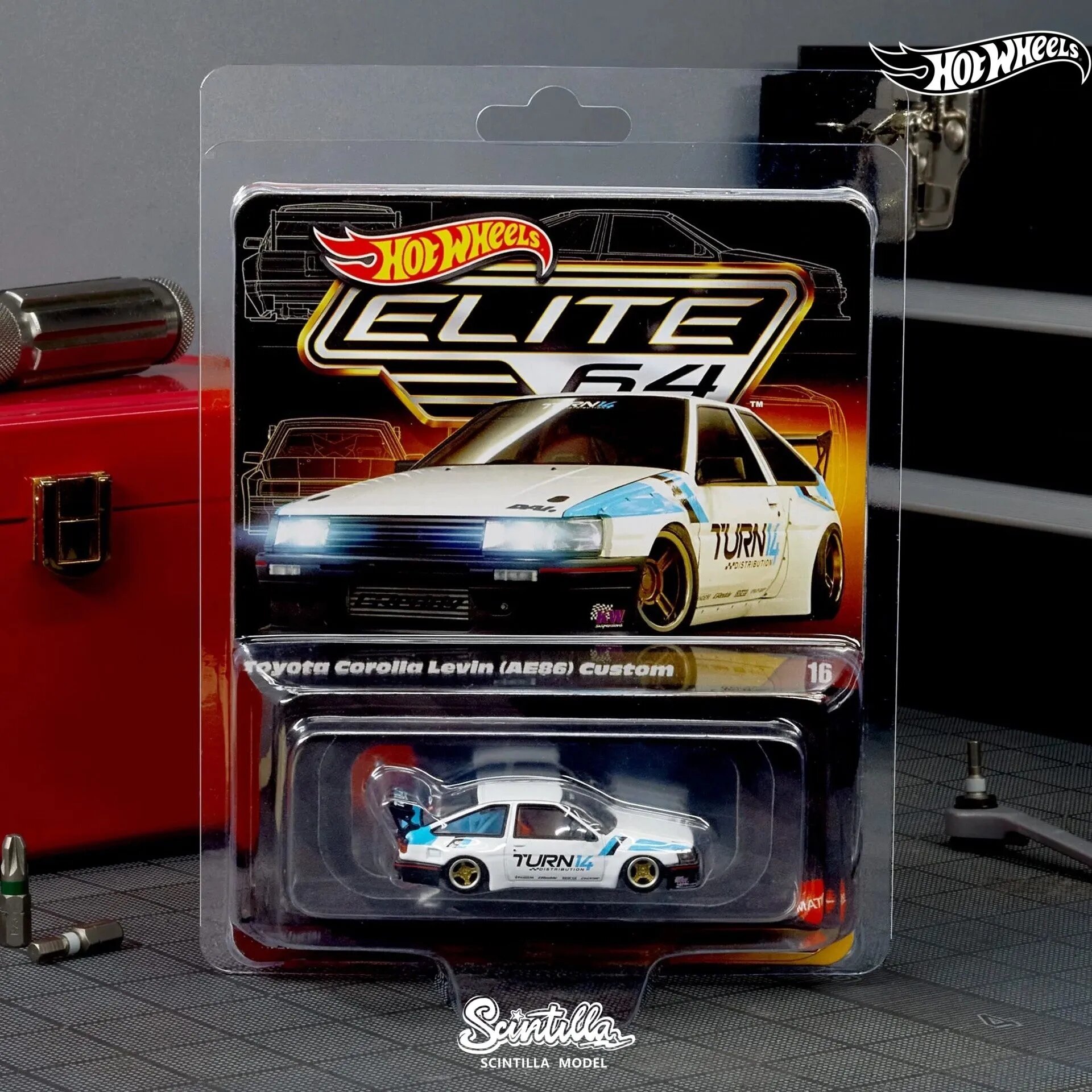 Машинка Mattel Hot Wheels 1/64 Elite 64 Toyota 86 Corolla Levin (AE86) Alloy Car Model Collection Gift