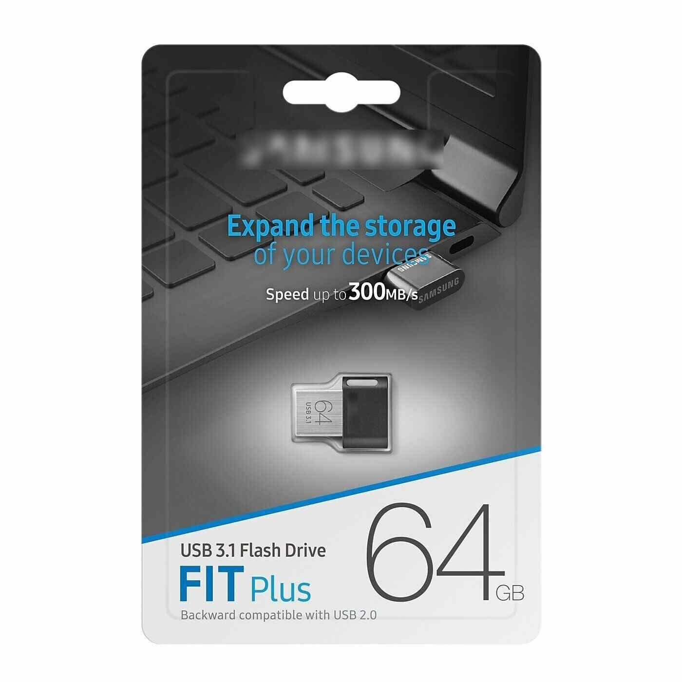 64 ГБ USB Флеш-накопитель Fit Plus USB 3.1 (MUF-64AB/APC)