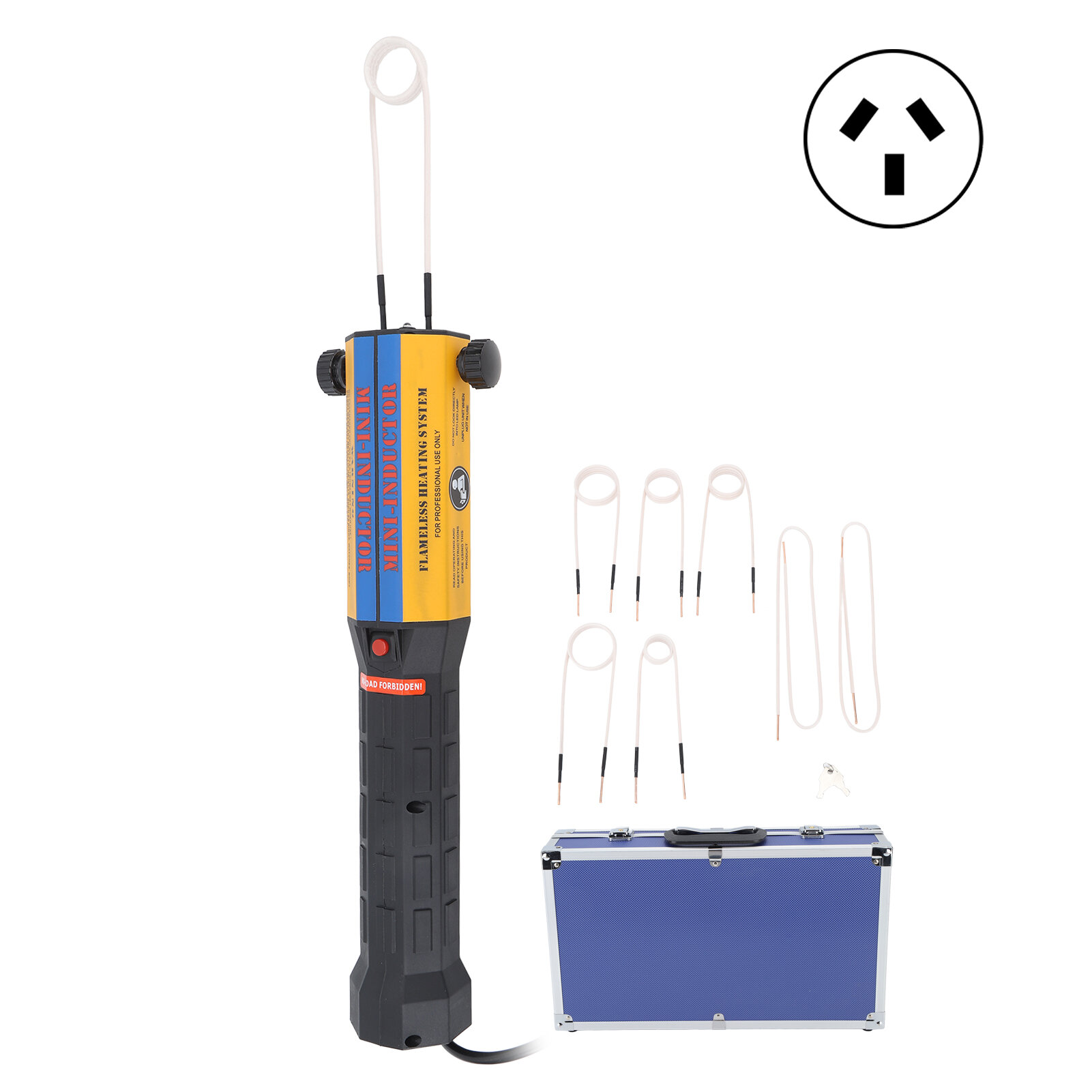 Индукционный нагреватель магнитный 1000Вт, автомобильный комплект для беcпламенного нагрева и удален
