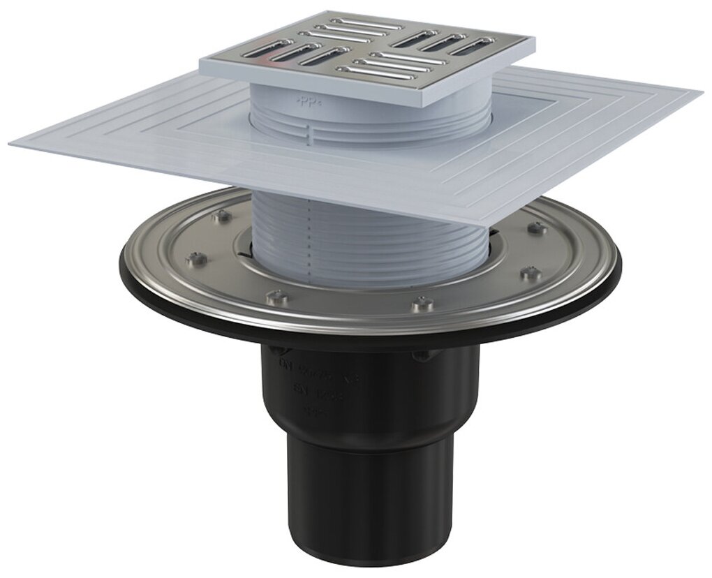 Трап для душа AlcaPlast APV4344 с решеткой