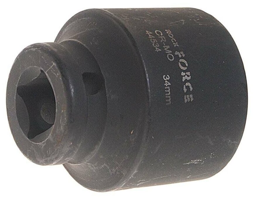 Головка торцевая 34мм 1/2" 6-гранная ударная L-45мм ROCKFORCE RF-44534
