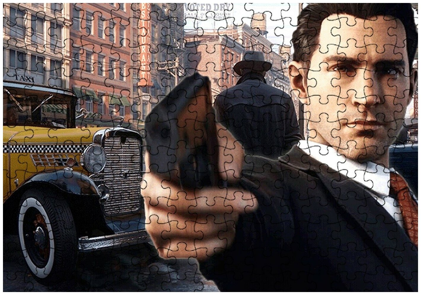 Пазл картонный А3: модель Mafia Definitive Edition - 8