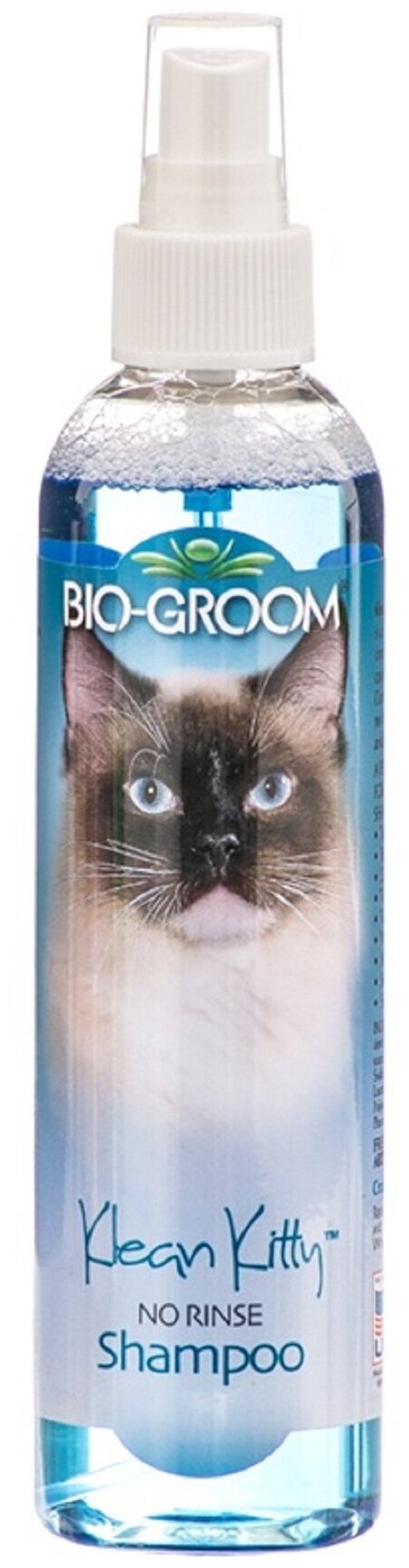 BIO-GROOM KLEAN KITTY WATERLESS – Био-грум шампунь без смывания для кошек (236 мл)