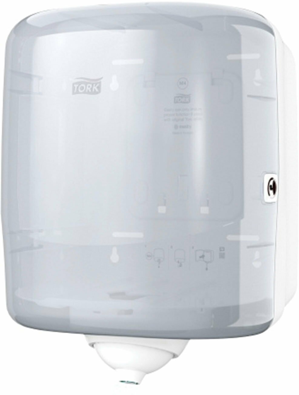 Диспенсер для полотенец TORK (Система М4) Reflex, с центральной вытяжкой, белый, 473190