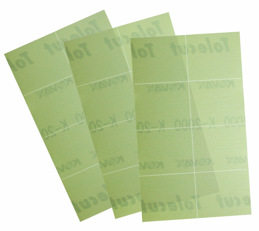 Самоклеящийся шлифовальный лист Kovax Tolecut Green K2000 29х35 мм (24 шт.)