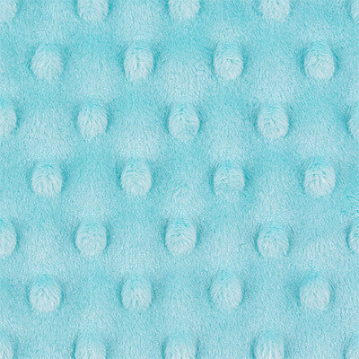 Ткань для игрушек, плюш "PEPPY" PEVD, 48x48см, 309г/кв. м, 100% полиэстер 03 бирюзовый